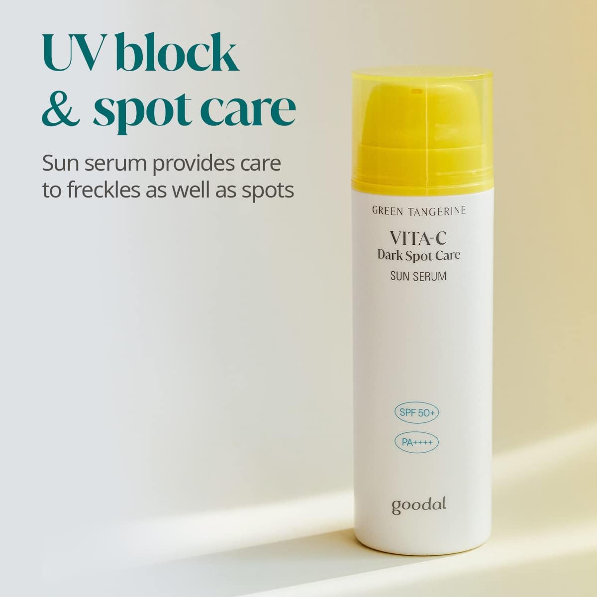 Goodal Green Tangerine Vita-C Dark Spot Care Sun Serum SPF 50+ Pa ...